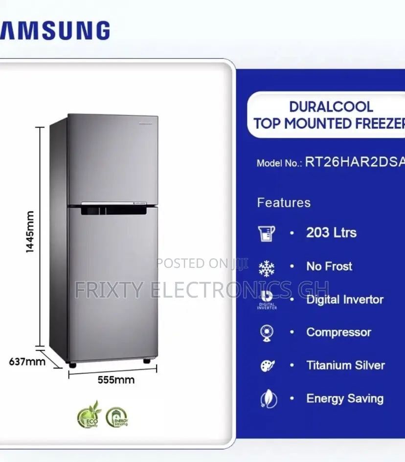 Awesome_samsung 203l Top Refrigerator(Rt26har2dsa in Accra Metropolitan ...