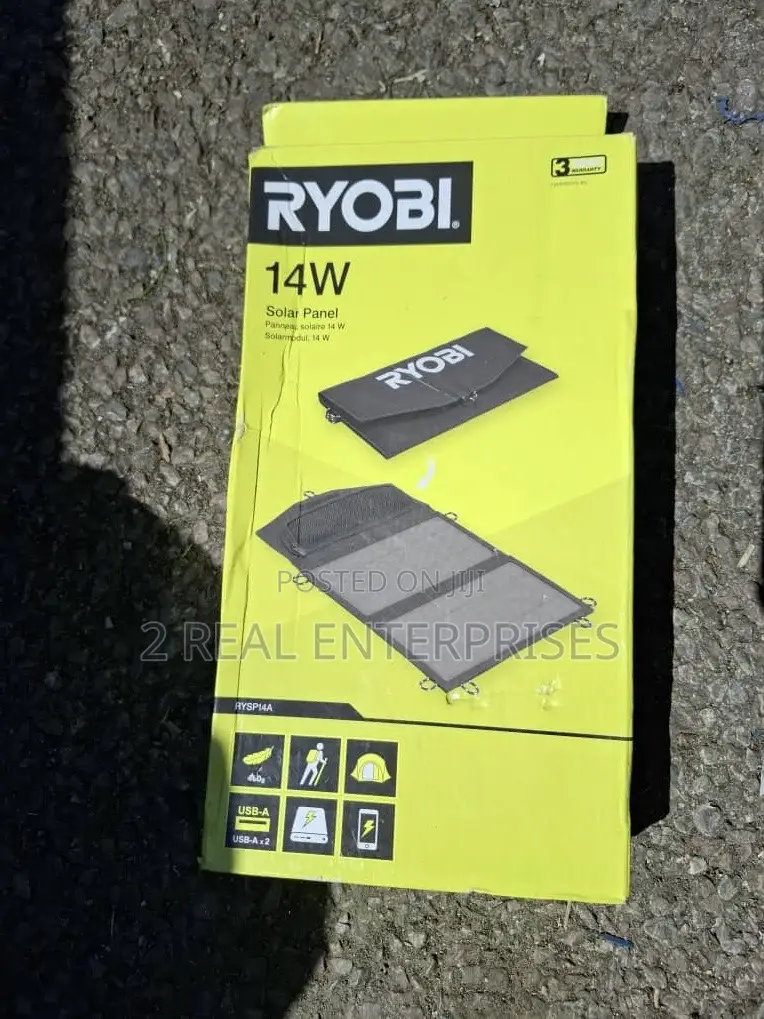 Ryobi 14w Solar Panel With Usb-A,Usb-C in Accra Metropolitan - Solar ...