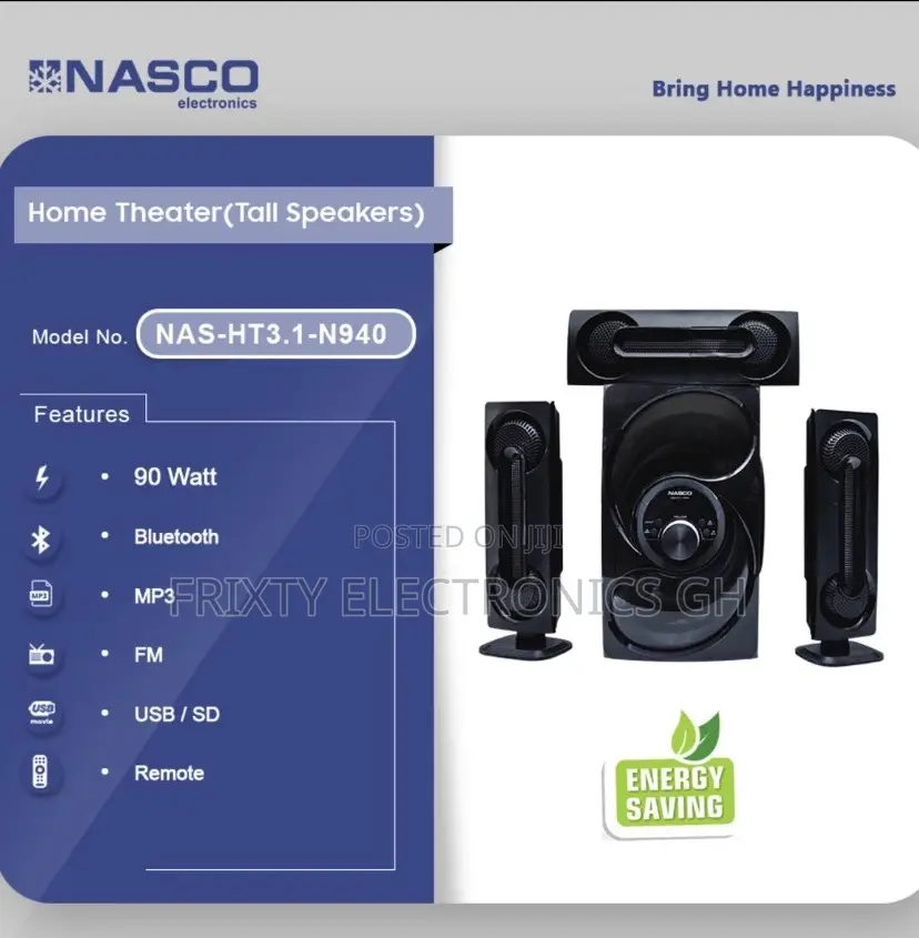 Most Powerful ~ Nasco Theater _Tall Speaker Nas-Ht3.1-N9040 in Accra ...