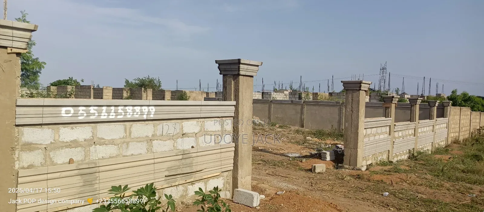 Secret Roofing Coping Design and Fence Wall Coping Design in Weija ...