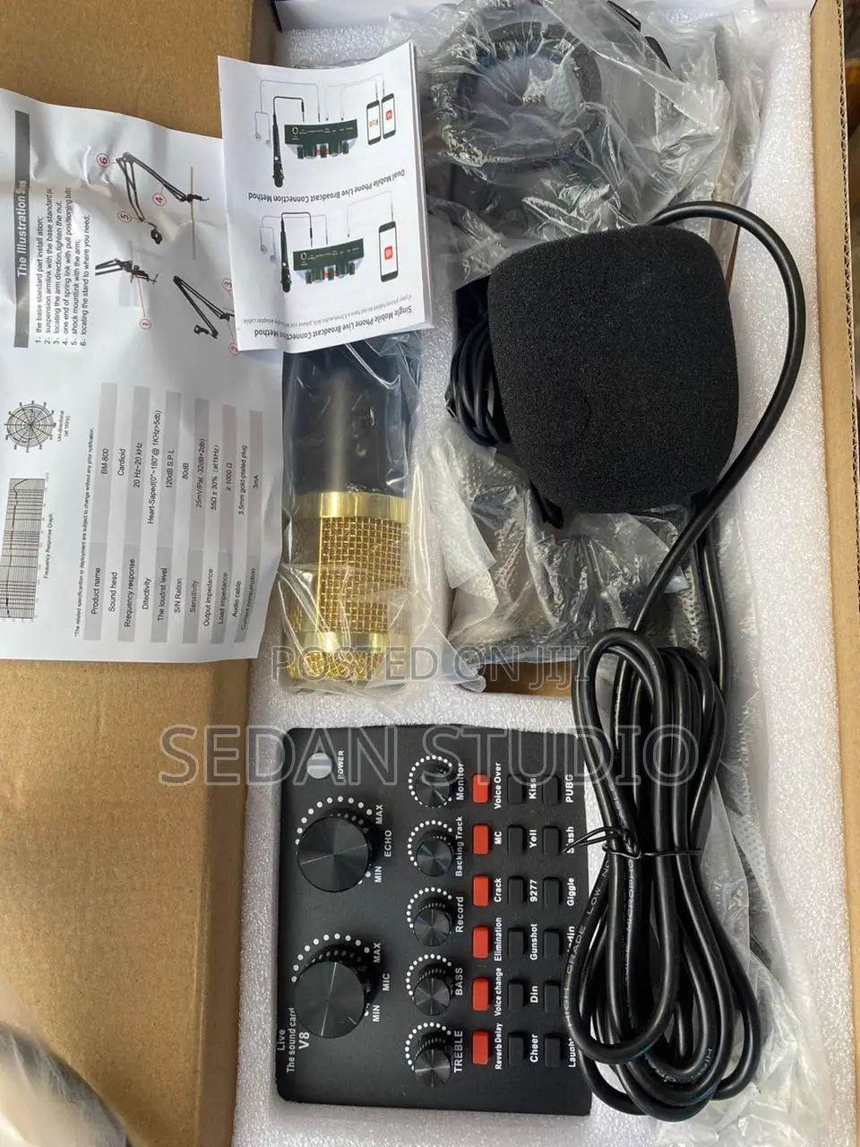 Podcast Studio Recording Set in Circle - Audio & Music Equipment, Sedan ...