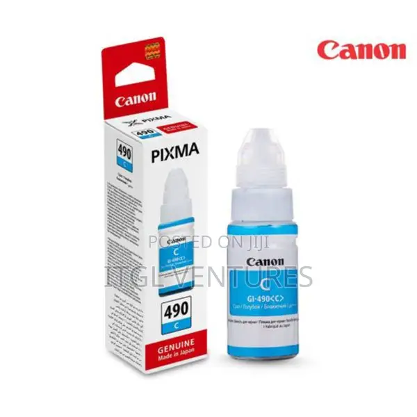 Canon Gi-490y Yellow and Gi-490c Cyan Ink for sale - Itgl Ventures ...