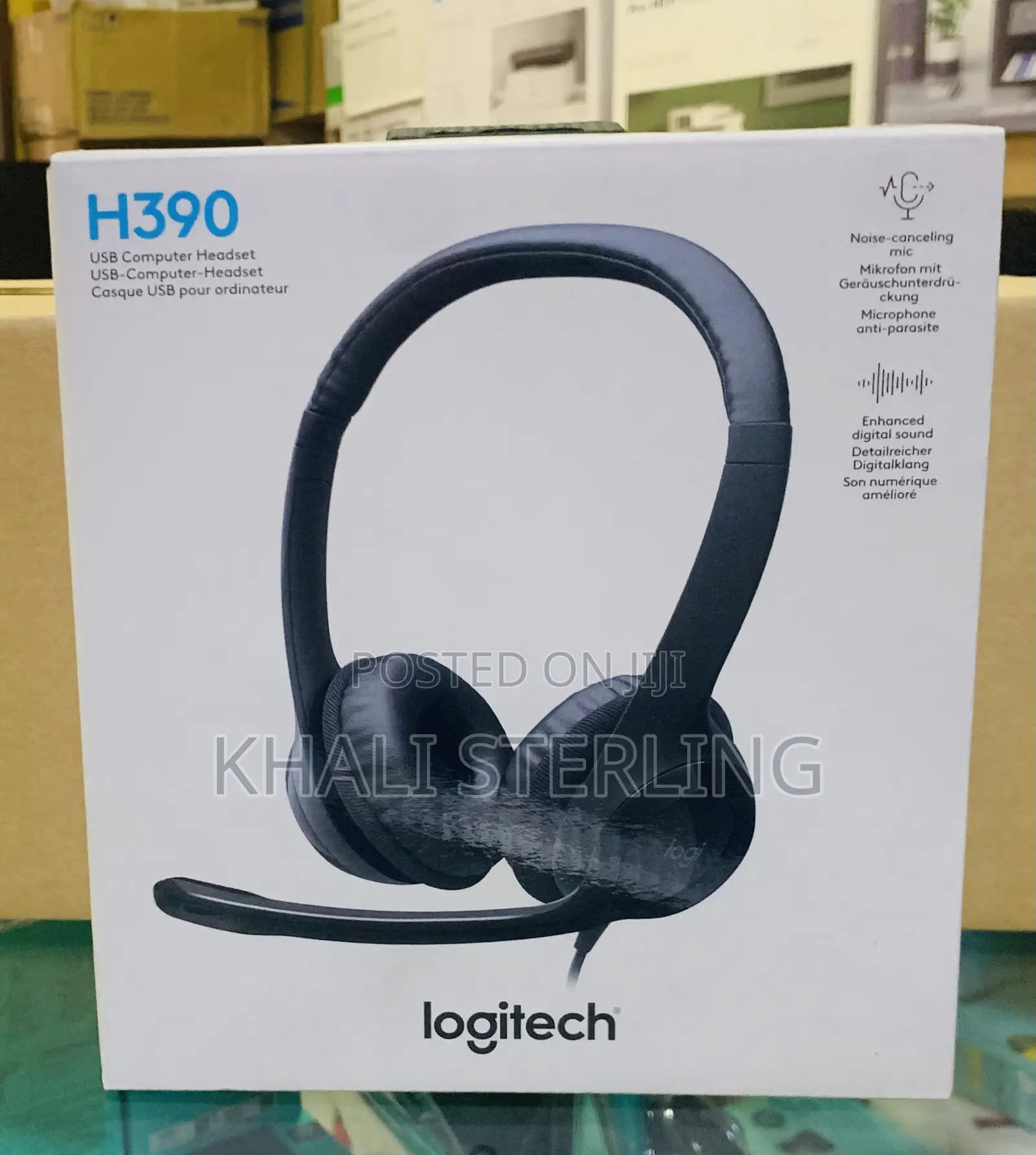 Logitech H390 Usb Headset With Noise-Cancelling Mic in Lapaz - Headphones, Victor Anyeta | Jiji ...