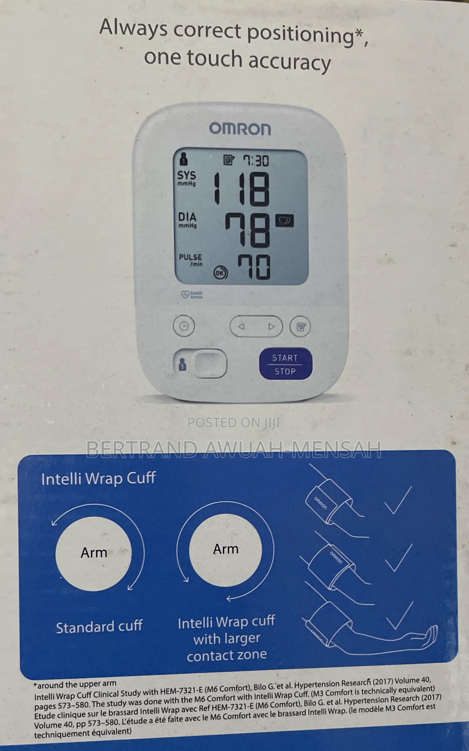 Omron M1 Bp Machine in Spintex - Medical Equipment & Supplies, Bertrand Awuah-mensah | Jiji.com.gh