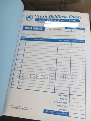 Printing Of Invoice, Receipt, Waybill, Log Book, Etc in Tema Metropolitan - Printing Services ...