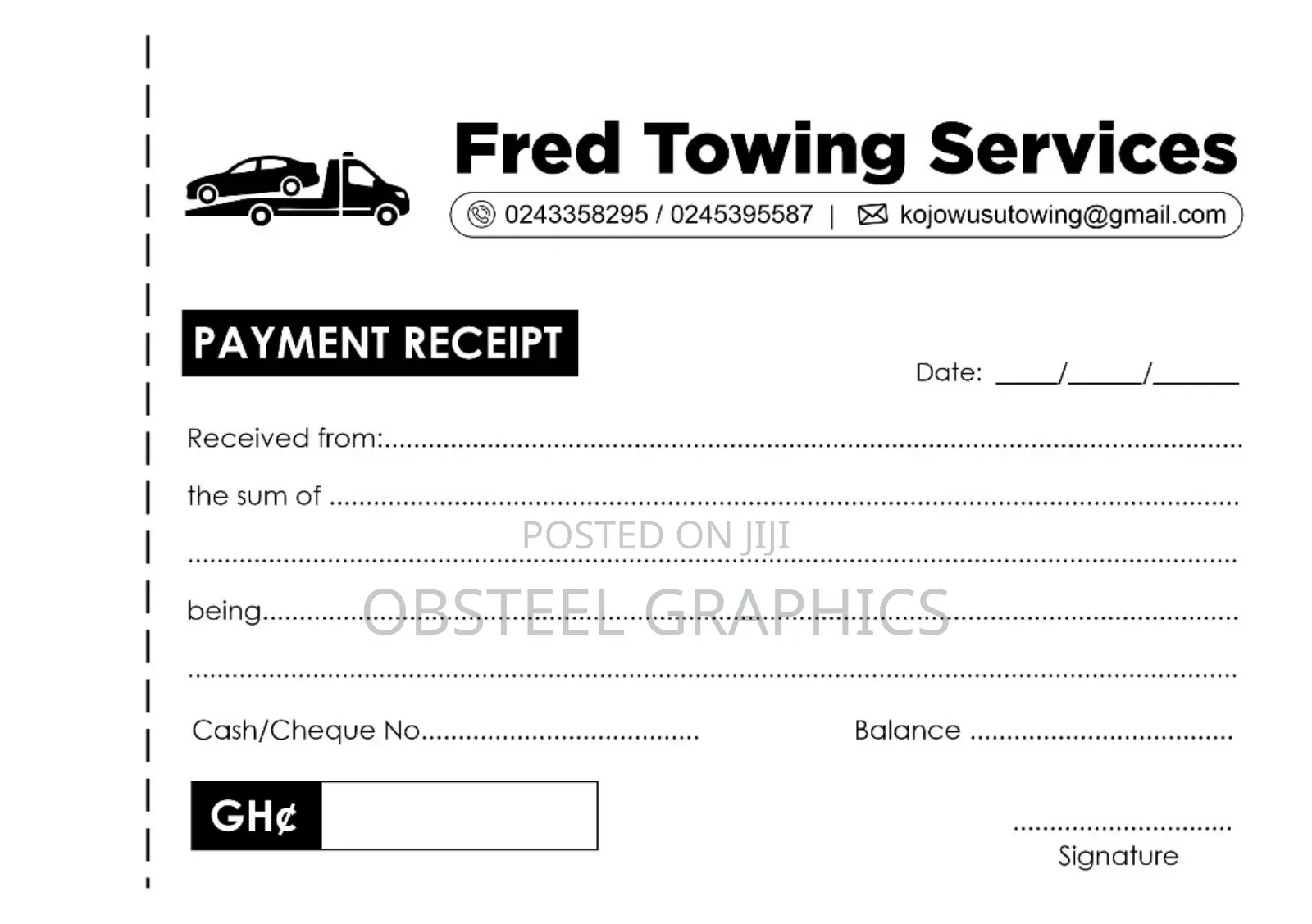 Printing Of Invoice, Receipt, Waybill, Log Book, Etc in Tema ...