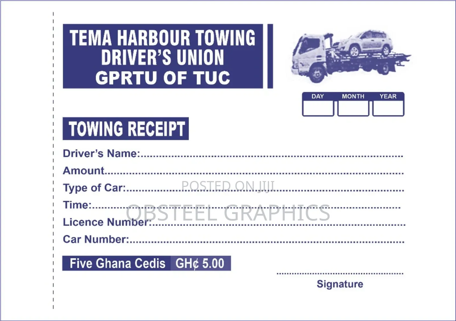 Printing Of Invoice, Receipt, Waybill, Log Book, Etc in Tema ...