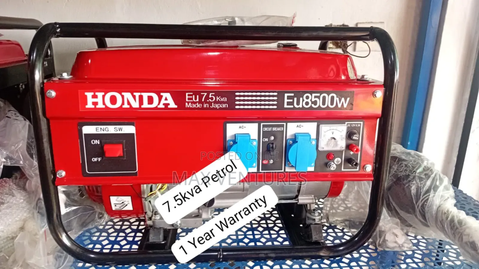 7.5kva 8500watts Honda Petrol Generator Quantum Matrix in Accra ...