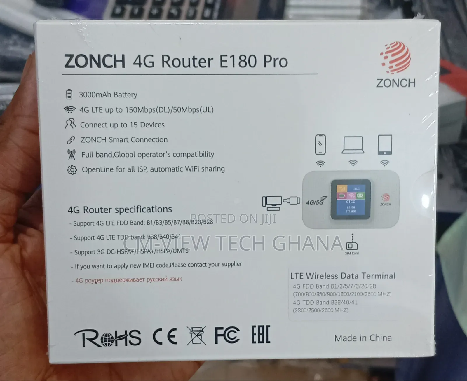Zonch E810 Pro 4g/5g Universal Sim Pocket Mifi/Wifi in Circle ...