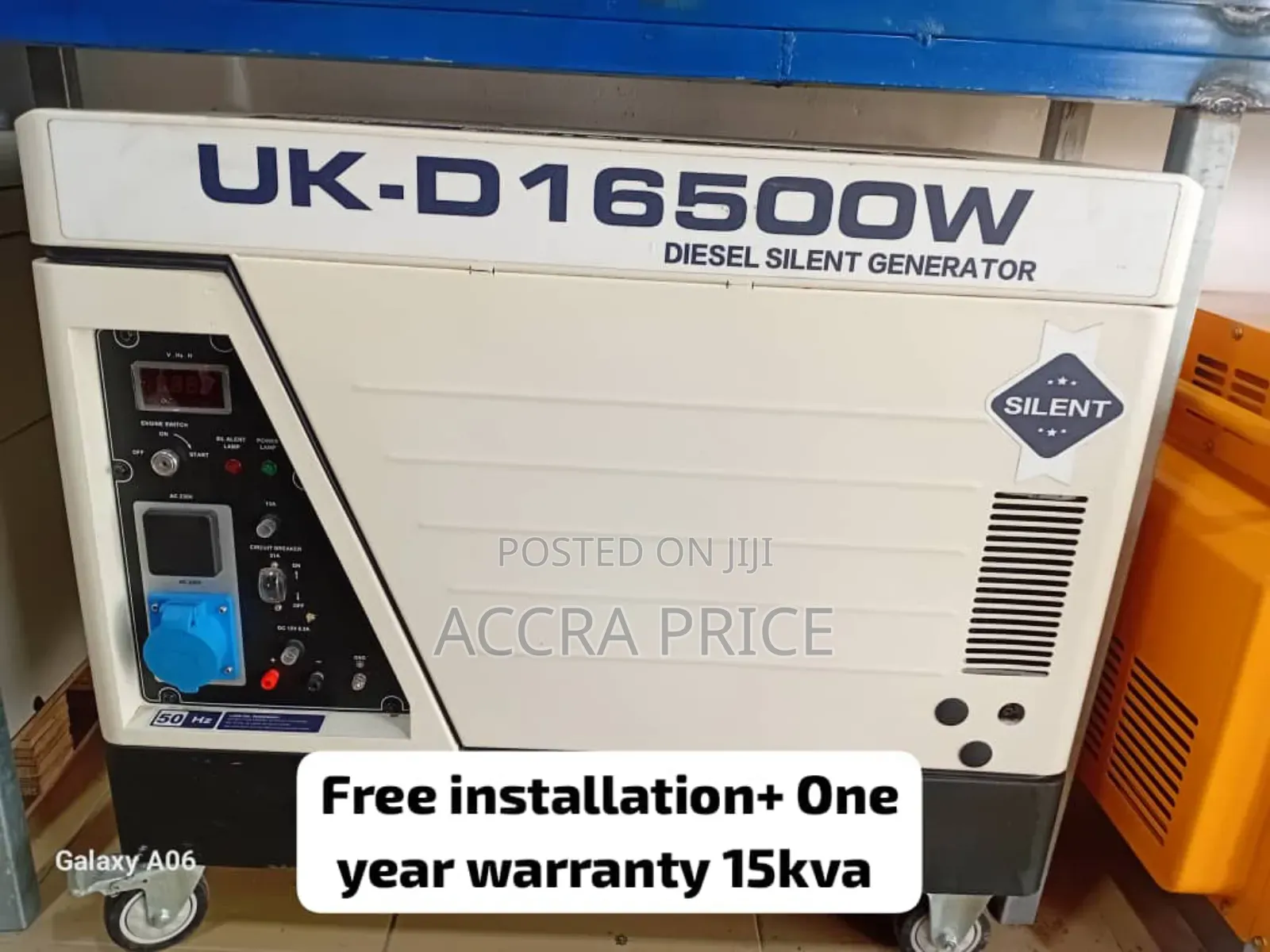 Actual Power Capacity Uk-D 15kva Diesel Gen 15kva Genset in Accra ...