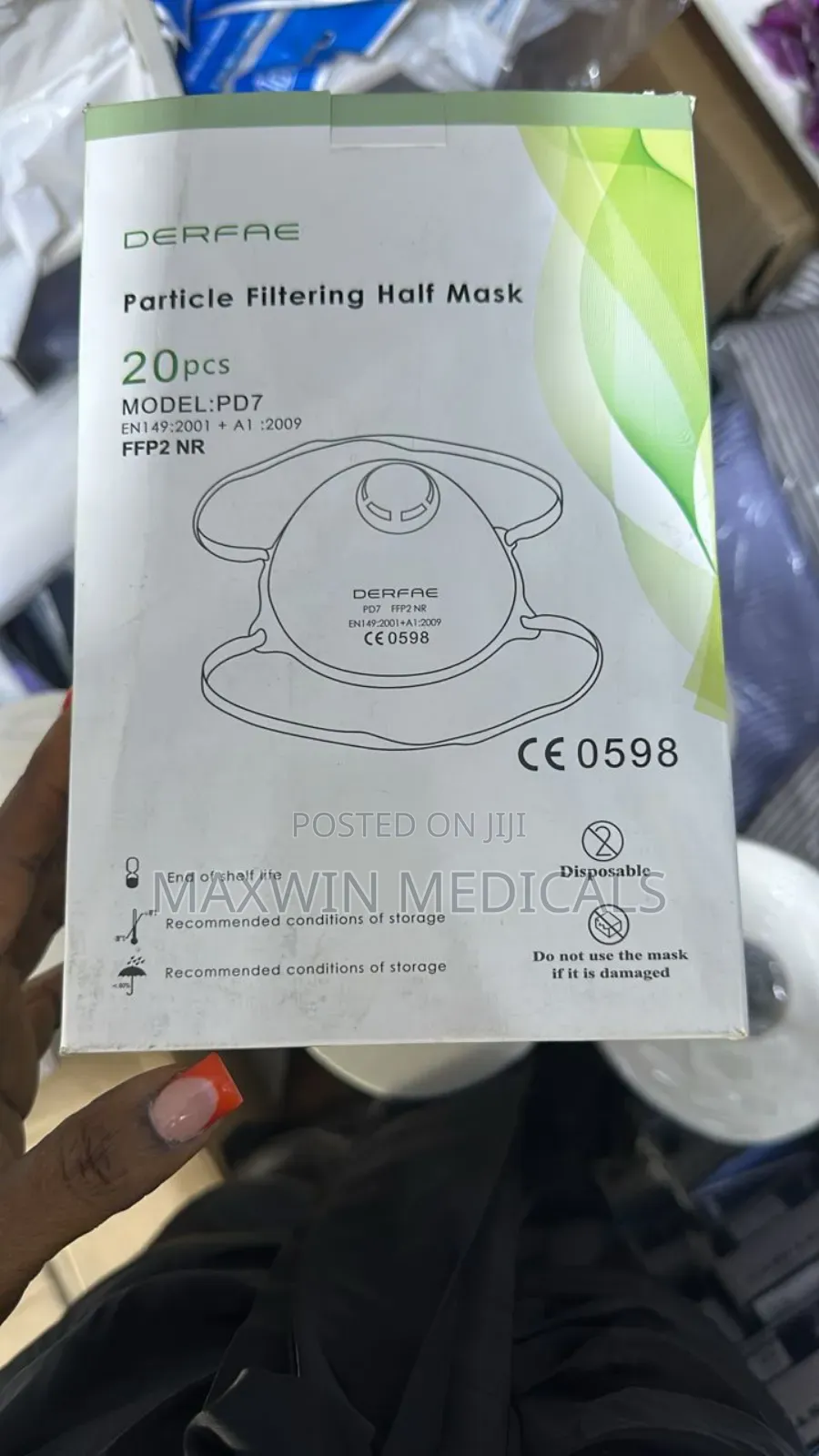 Particle Filtering Half Mask (Ffp2 Nr) in Mamprobi - Medical Supplies ...