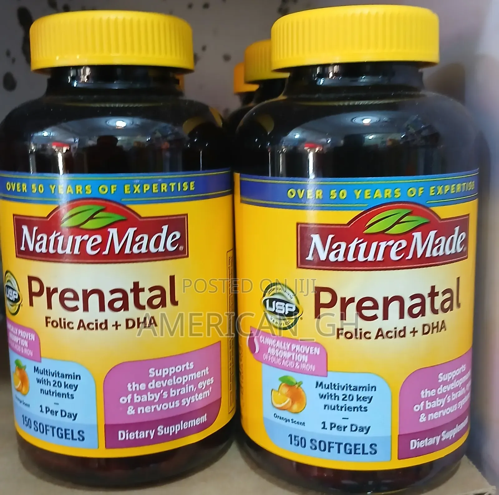 Nature Made Prental Folic Acid + Dha, 150 Softgels in Accra ...