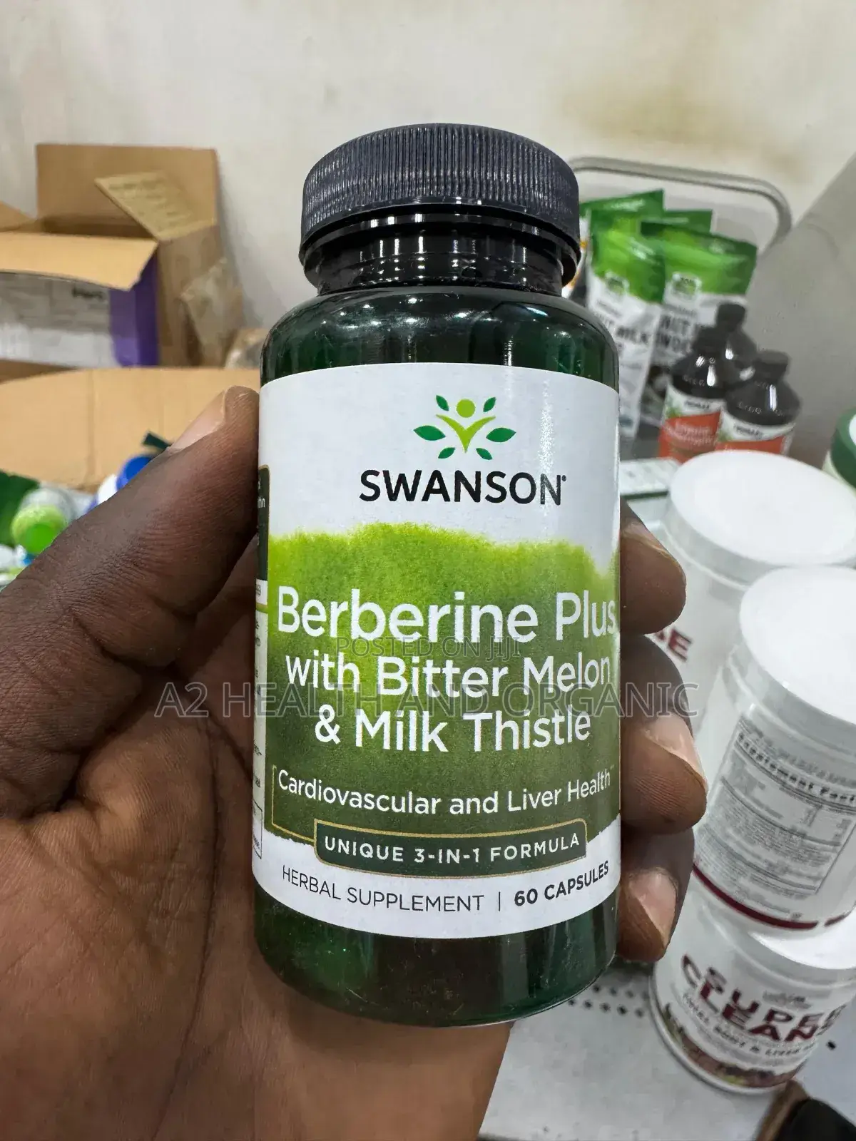 Berberine Plus With Bitter Melon Milk Thistle 60 Caps in Asokore ...