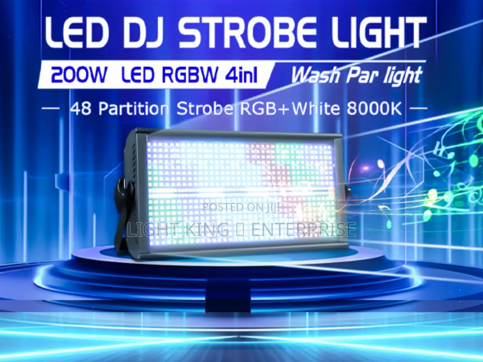 Dj Strobe Light Rgb + White Dmx Control in Tema Metropolitan - Stage ...