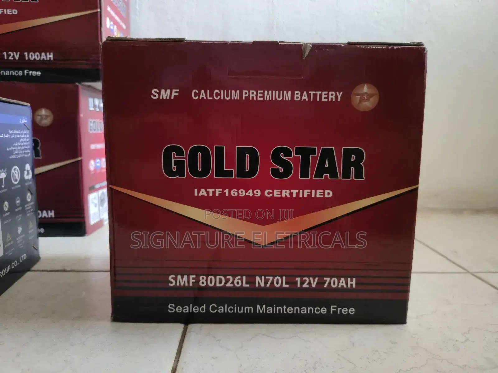 Gold Star Smf 80d26l 12v 70ah 15 Plates in Spintex - Vehicle Parts ...