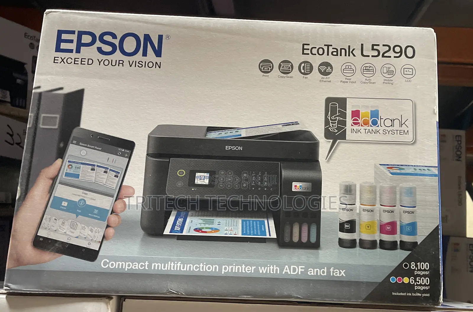 Epson Ecotank L5290 A4 All-in-One Printer Wifi With Adf in Lapaz ...