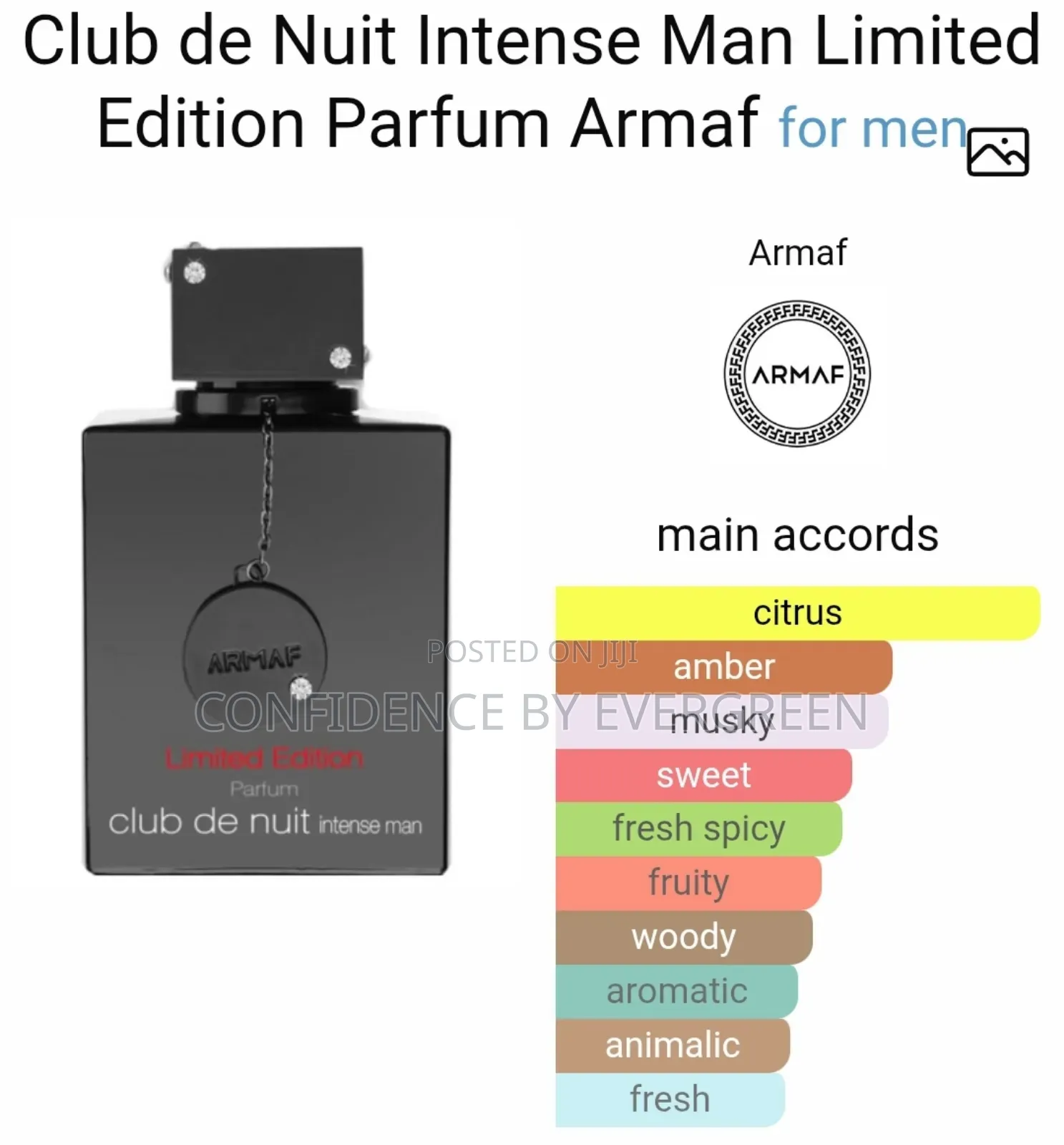 Club De Nuit Intense Man Limited Edition for sale - Confidence By ...