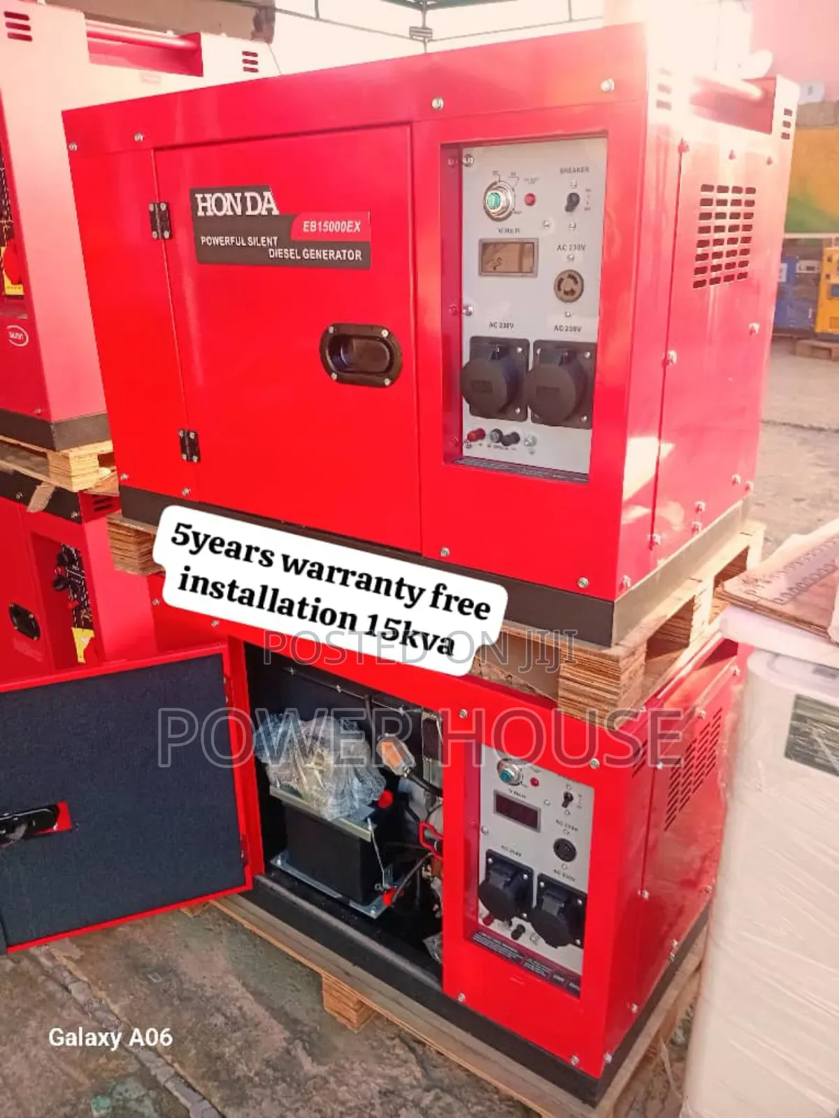 Silver Axion Honda Diesel Generator 15kva 16500watts 15kva in Accra ...