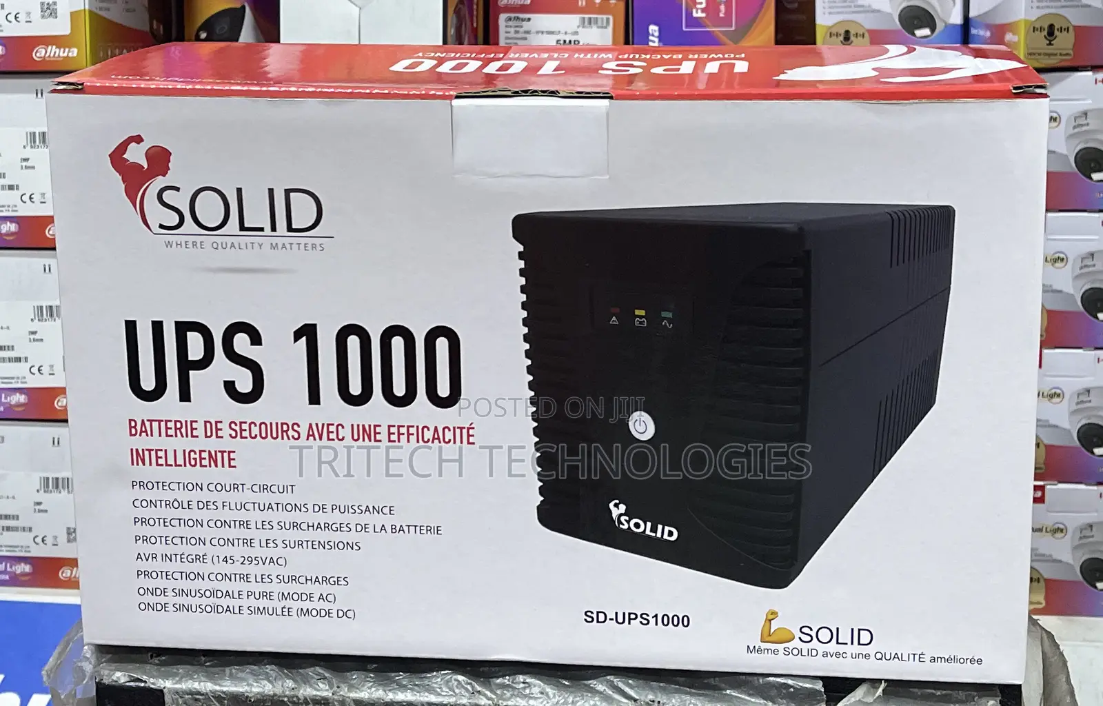 Solid Ups 1000va (1kva) With Avr Sd-Ups 1000 in Lapaz - Accessories ...