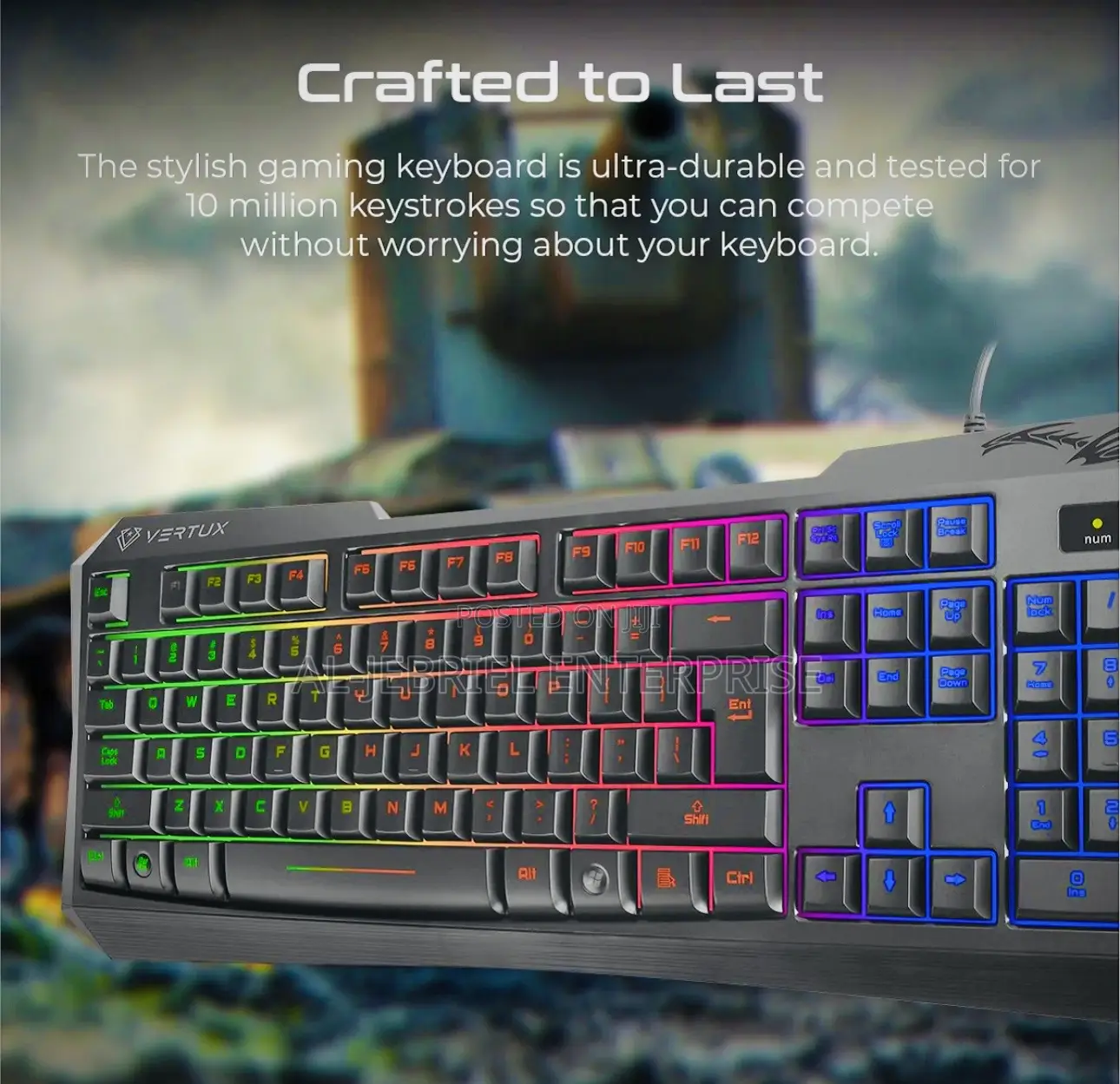 Vertux Radiance Gaming Keyboard in Accra Metropolitan - Computer ...