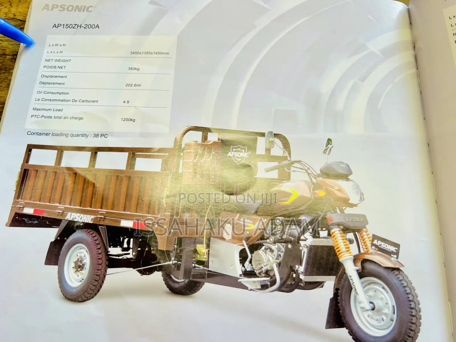 New Apsonic AP200-A 2024 Brown in Spintex - Motorcycles & Scooters ...