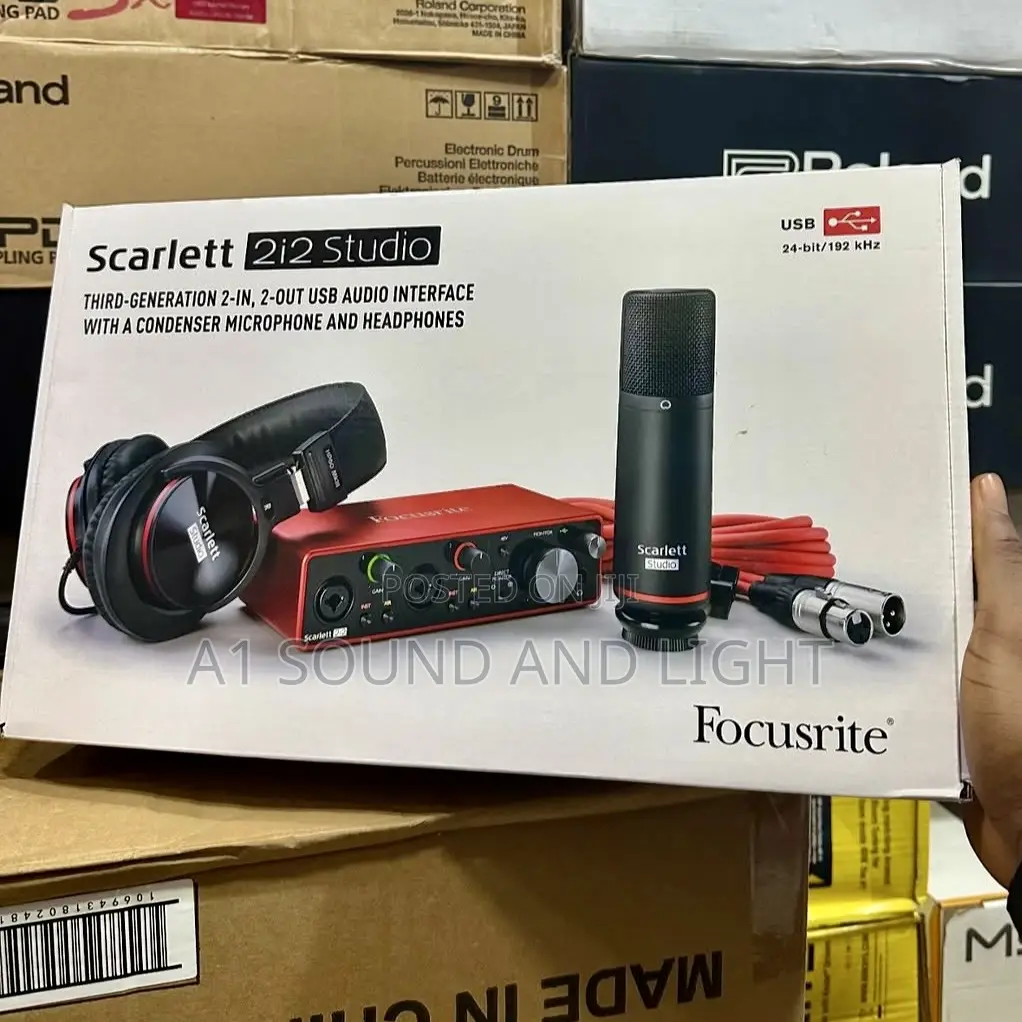 Scarlett 2i2 Third Generation Studio Bundle in Accra Metropolitan - Audio & Music Equipment, A ...