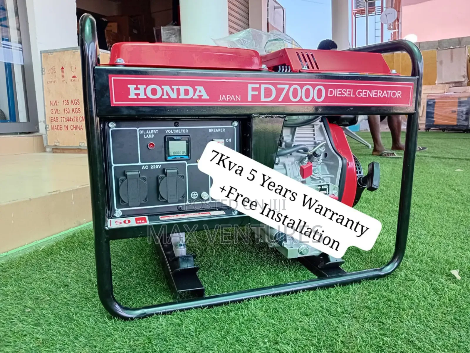 7kva Diesel 7000watts Generator Super Strong Proficiency in Accra ...