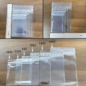 Transparent Id Card Plastic Pouches / Id Card Holder for sale ...