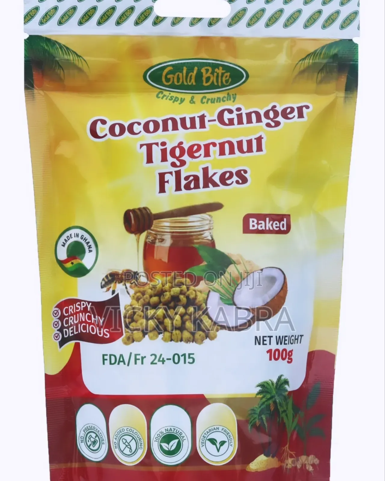 Coconut Ginger Tigernut Flakes Pouch in Ningo-Prampram - Food ...