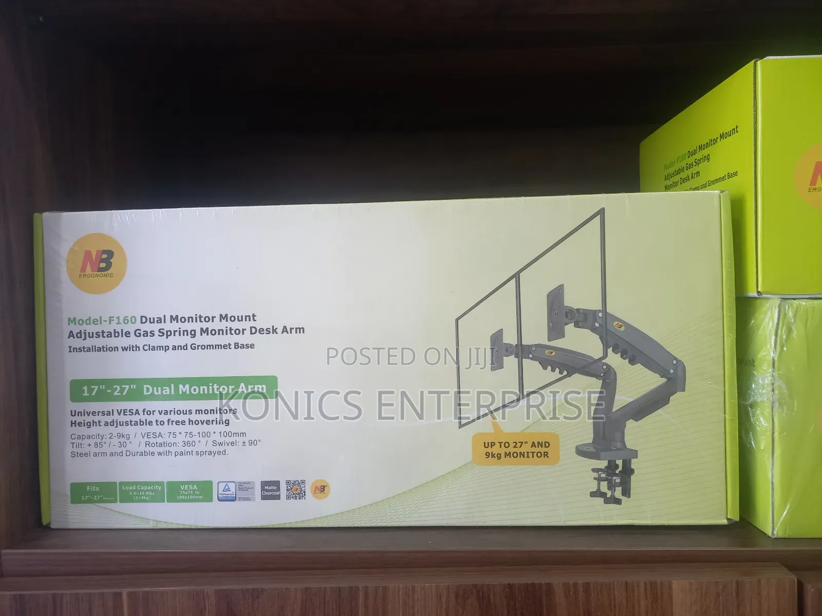 Nb 17"-27" Dual Monitor Mount in Lapaz - Accessories & Supplies for ...