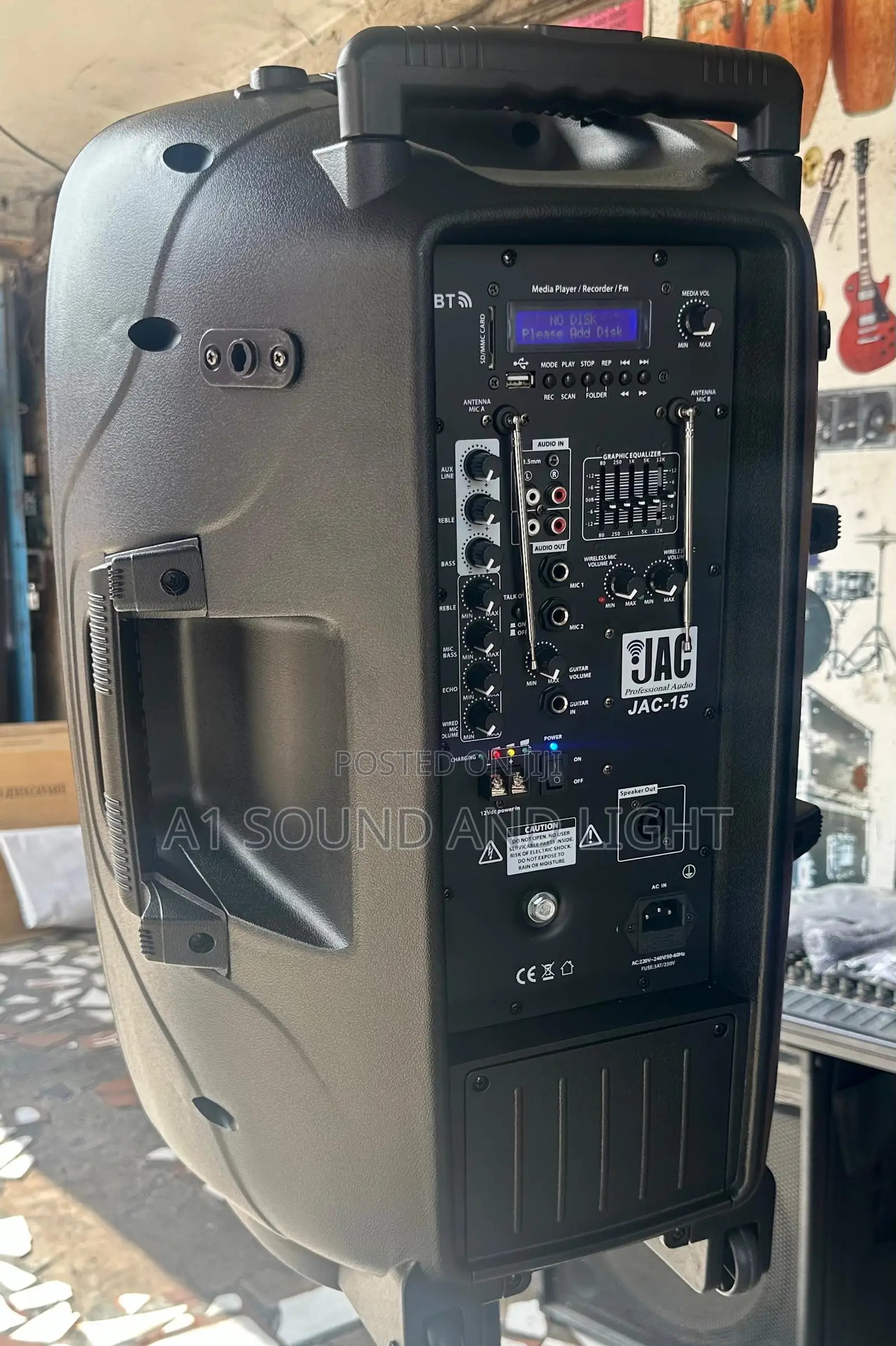 Jac 15 Inch Rechargeable Pa Speaker Set in Accra Metropolitan - Audio & Music Equipment, A-one ...