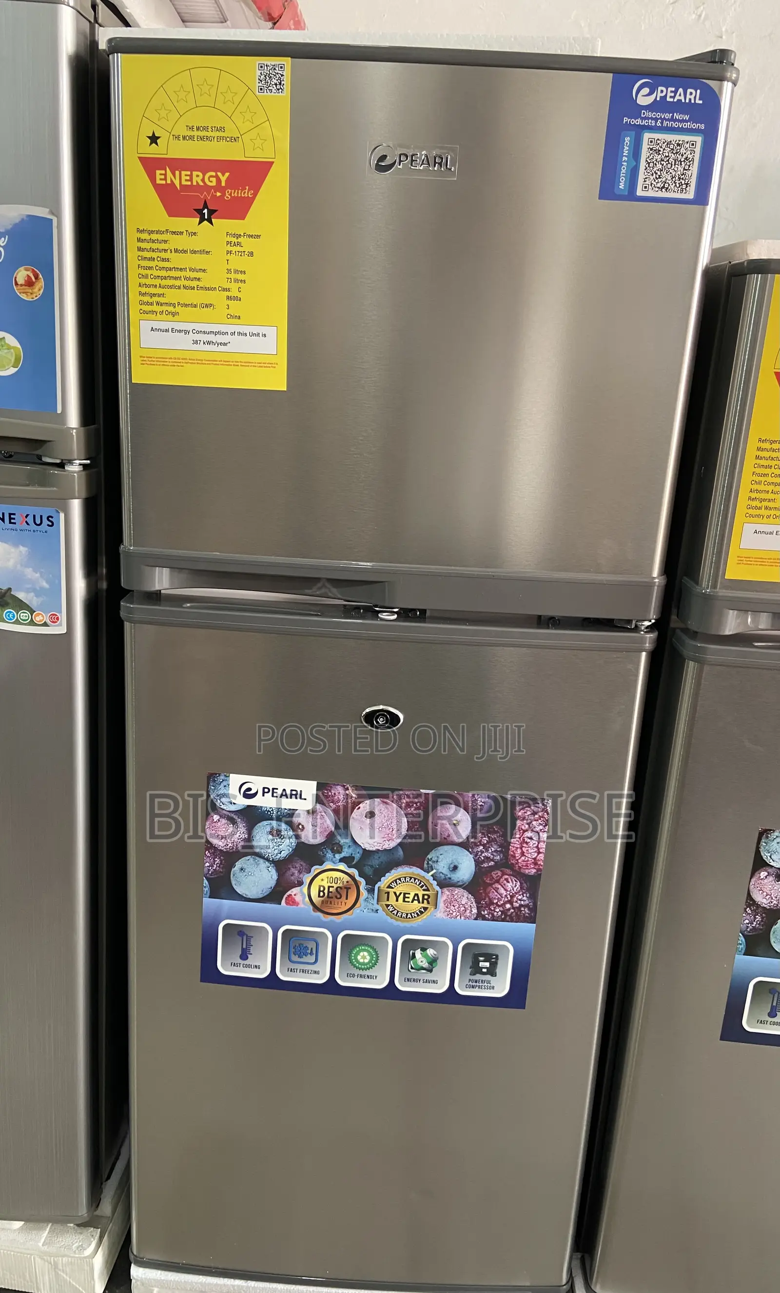 Pearl Refrigerator Double Door 108 Liters for sale - Bis_enterprise ...