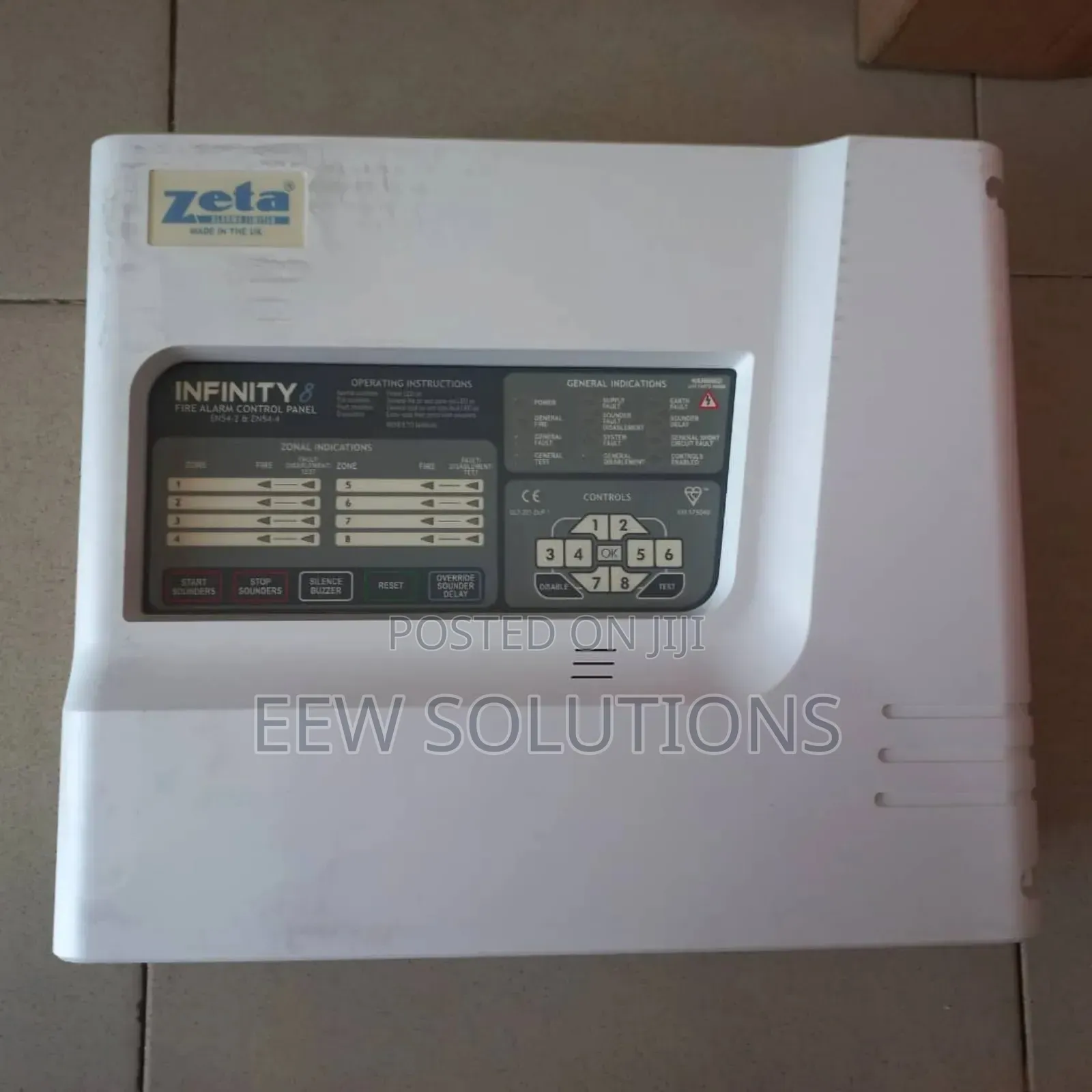 Zeta 4 Zone Conventional Fire Alarm Control Panel in Dansoman - Safety ...