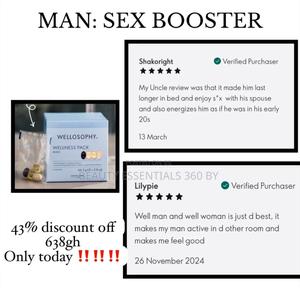 Wellosophy Wellness Pack Man Woman in Madina - Vitamins & Supplements ...