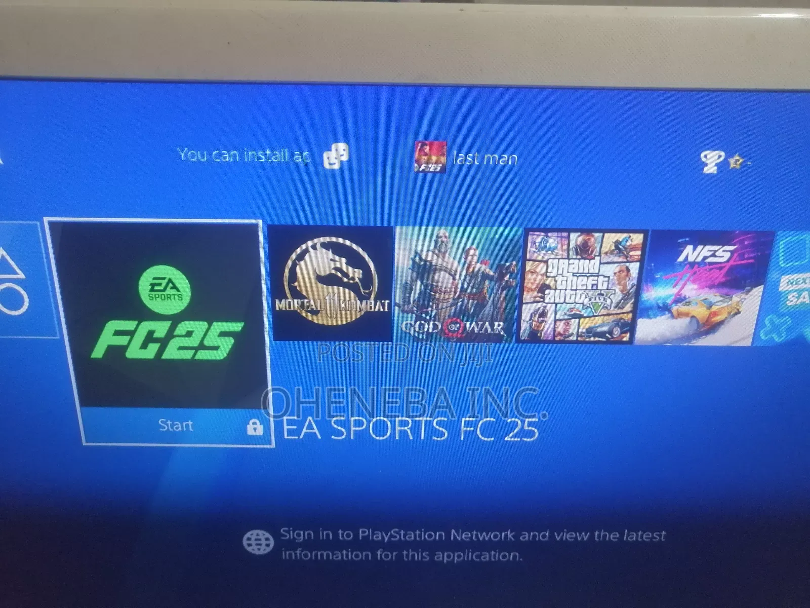 Ps4 With Fc26+4 More Games+1 Controller in Taifa-Burkina - Video Game ...