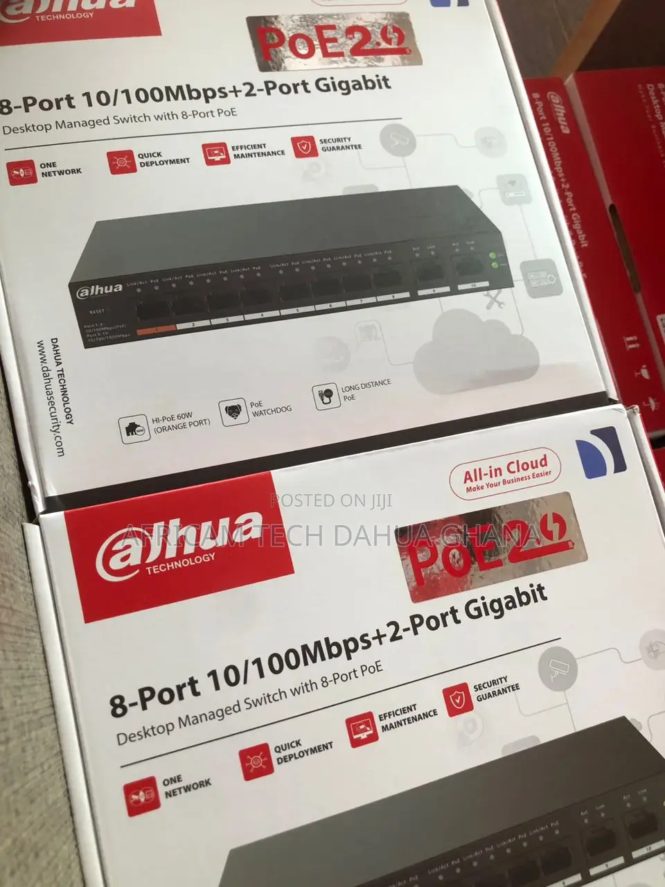 Dahua Desktop Managed Switch With 8 Port-Poe in Teshie - Security ...