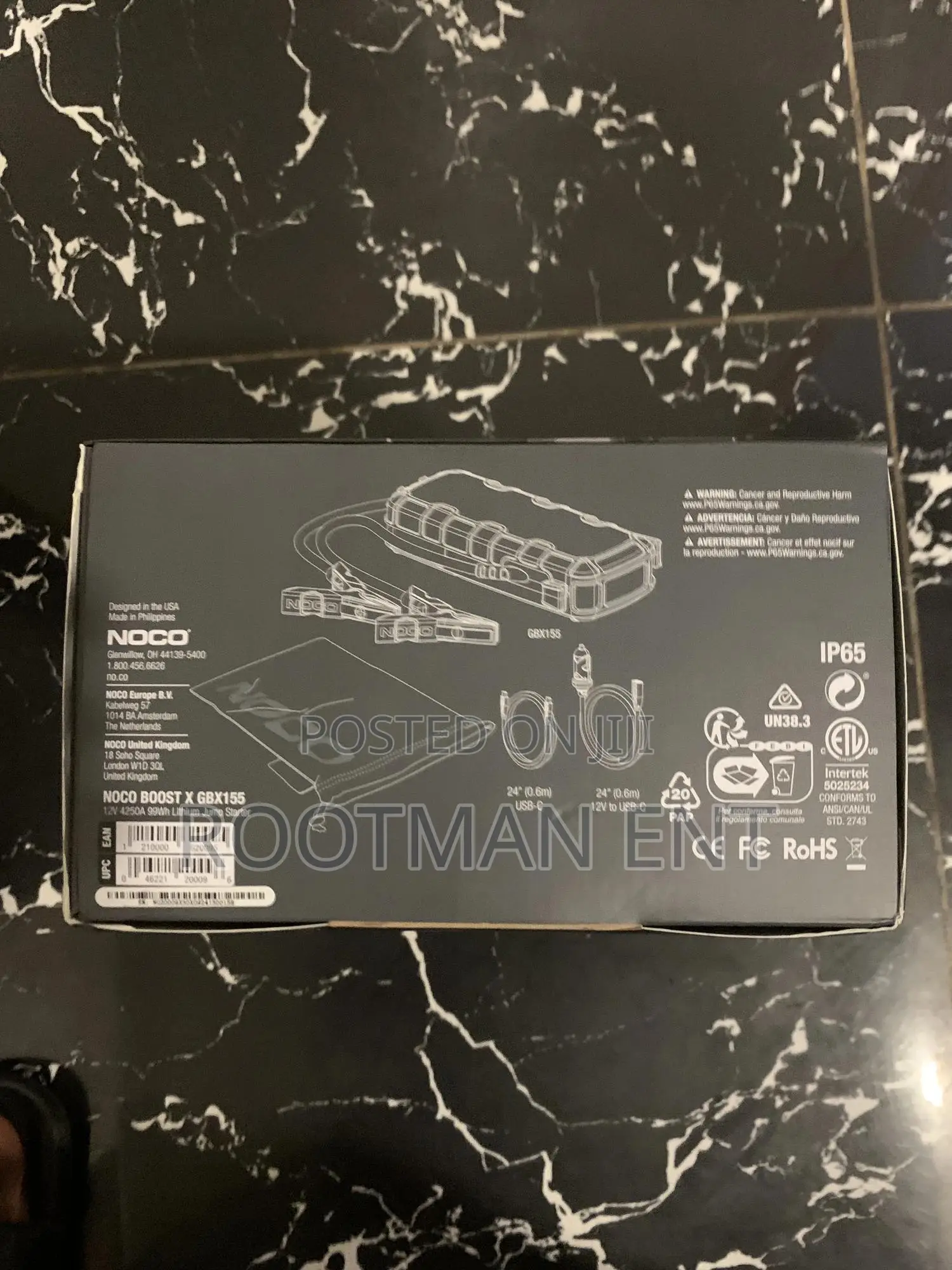 Noco Gbx155 Boost X Ultrasafe Portable Lithium Jump Starter in Accra ...