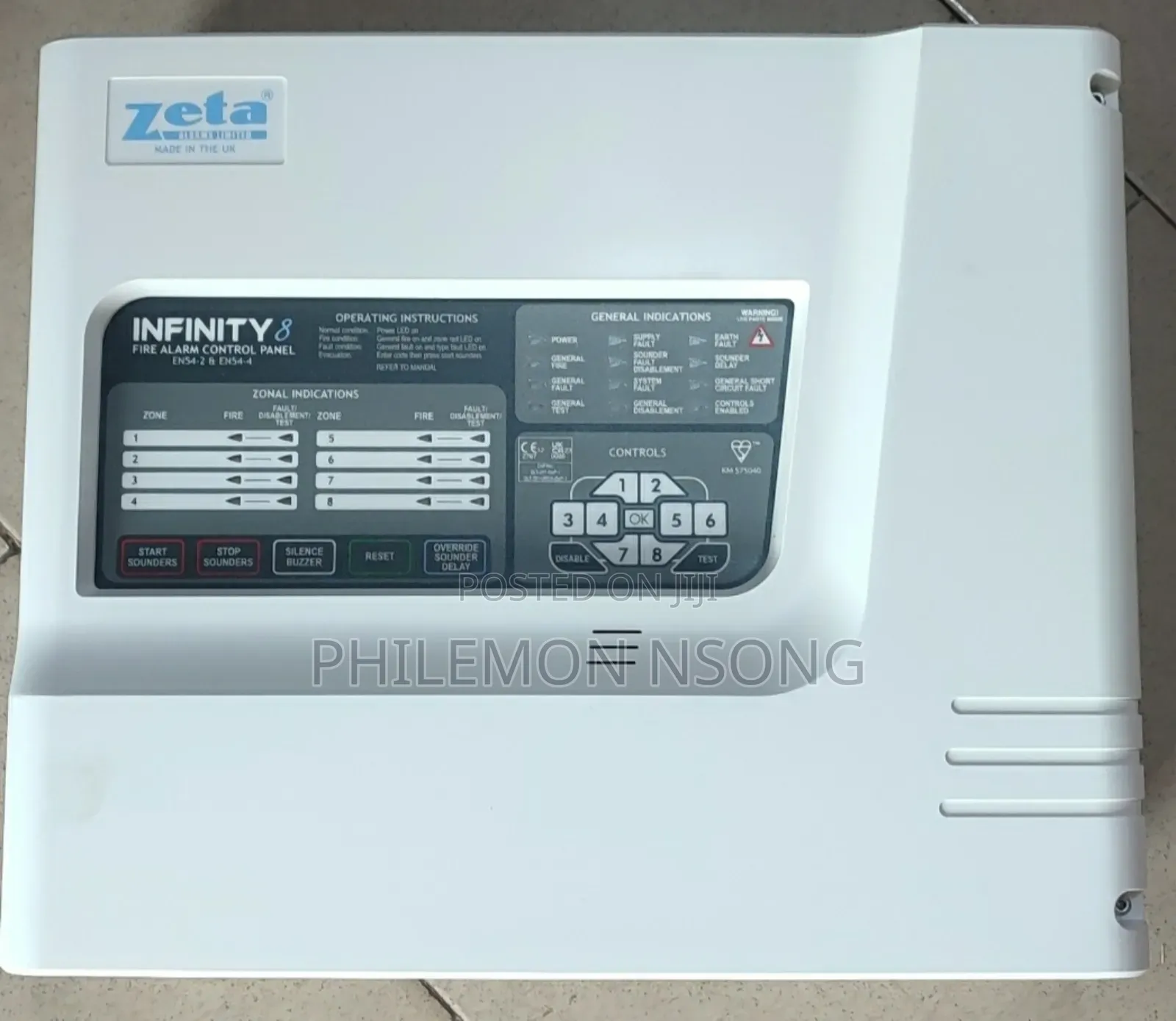 8 Zone Zeta Conventional Fire Alarm Control Panel in Kaneshie - Safety ...