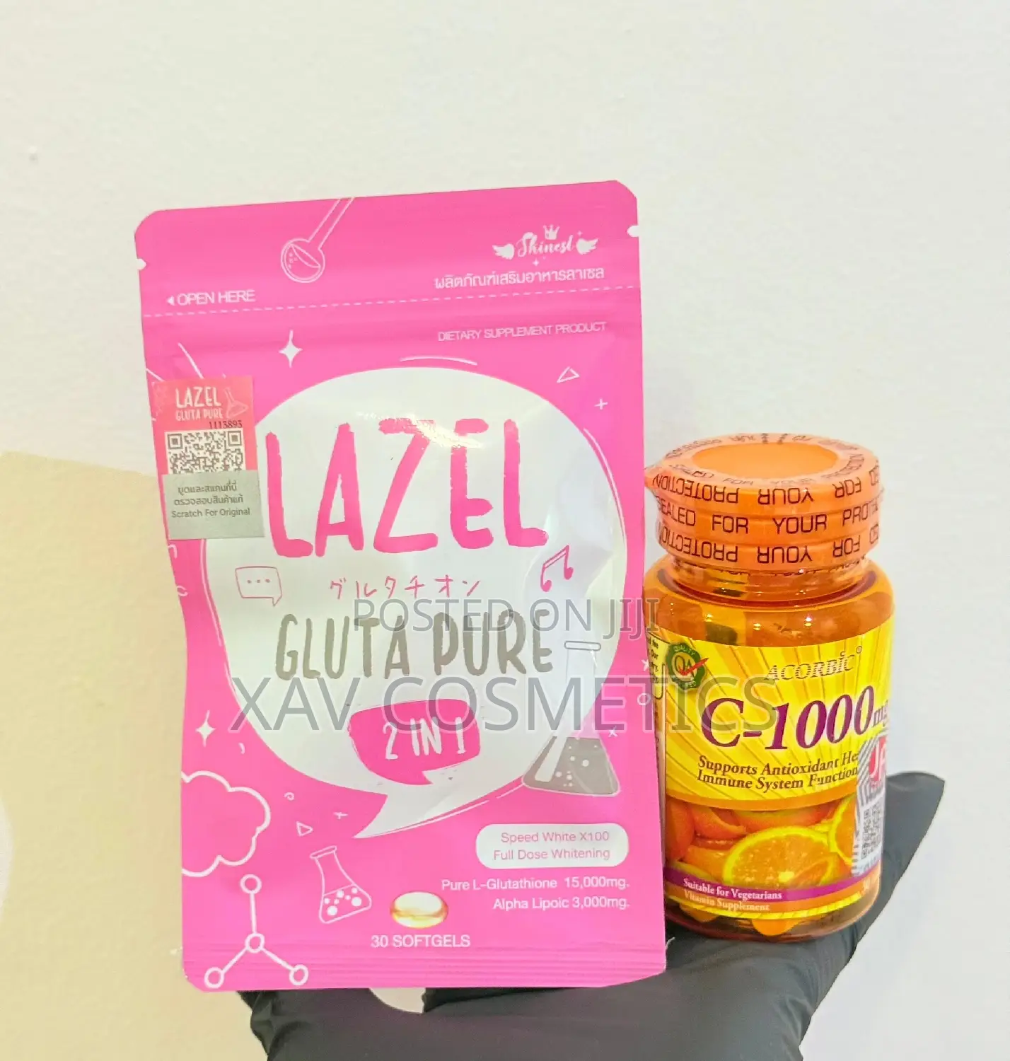 Lazel Gluta Pure Whitening and Vitamin C Comb0 in Madina - Vitamins ...