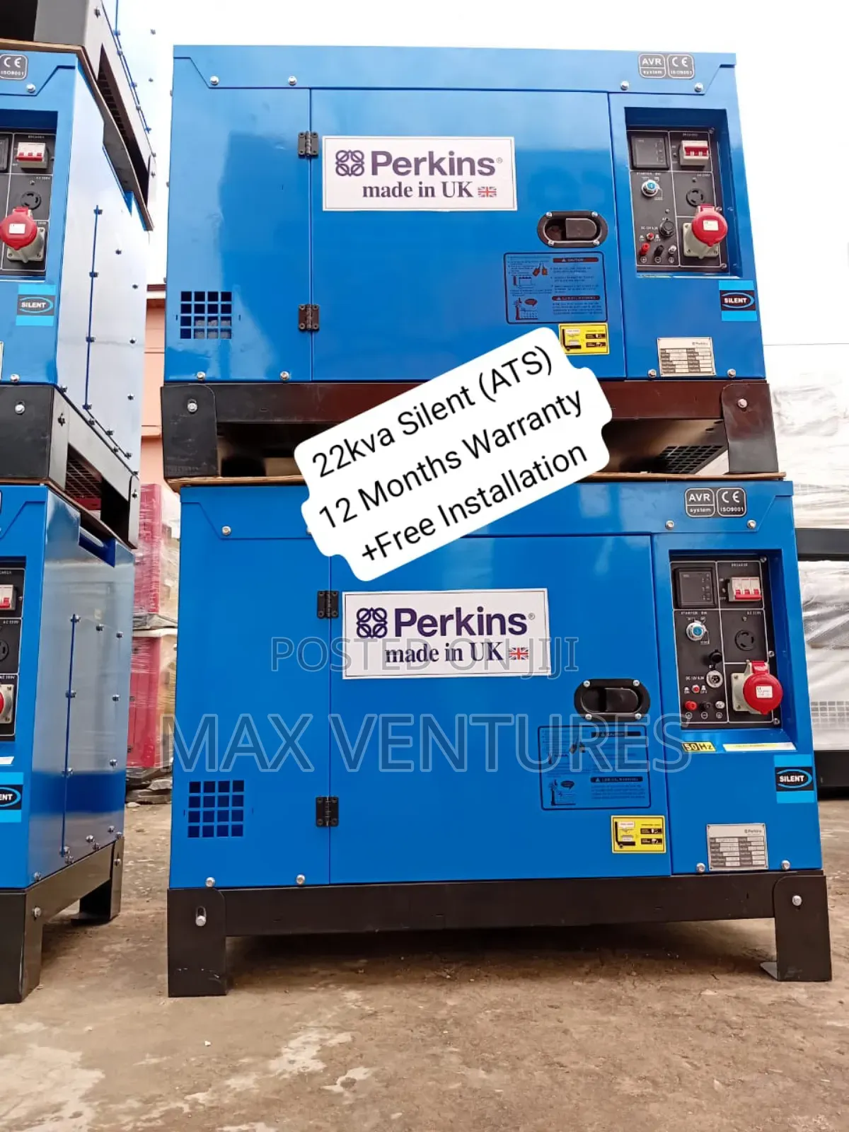 Emergency Backup 22kva Silent Generator Safepower Silent for sale - Max ...