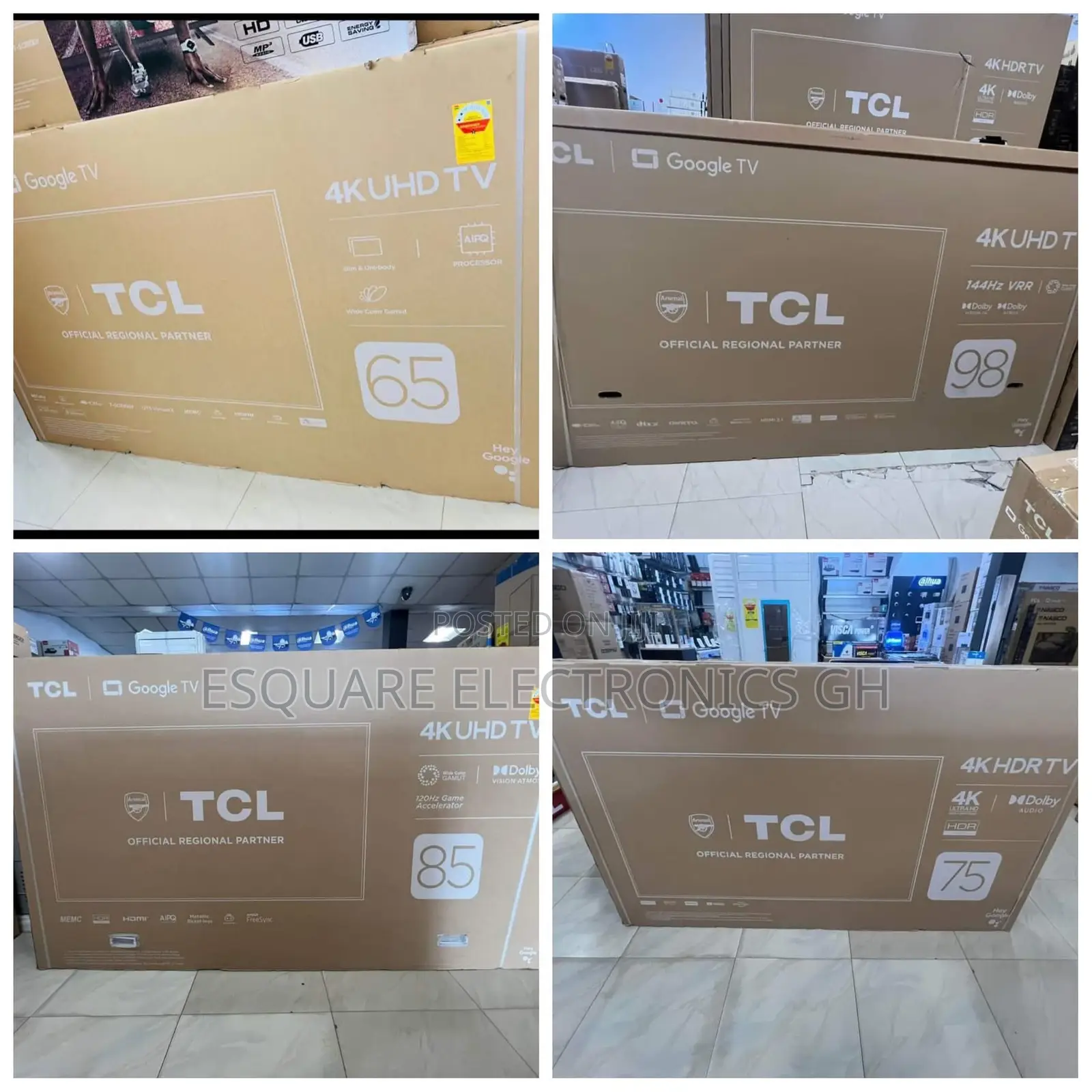 TCL 50” Tv (50p7k) Qled Pro Smart Android in Kumasi Metropolitan - TV ...