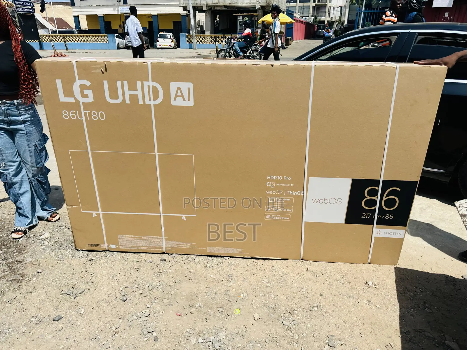 2025 New Model 86”Lg Smart Sat Uhd Bluetooth Tv(85tu80) in Accra ...
