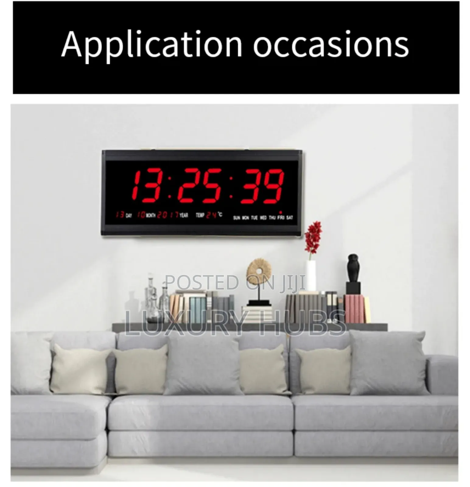 Large Led Digital Wall Mounted Clock in Madina - Home Accessories ...