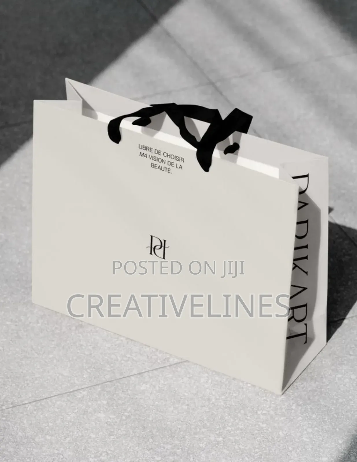White and Black Paper Bag in Accra Metropolitan - Printing Services ...