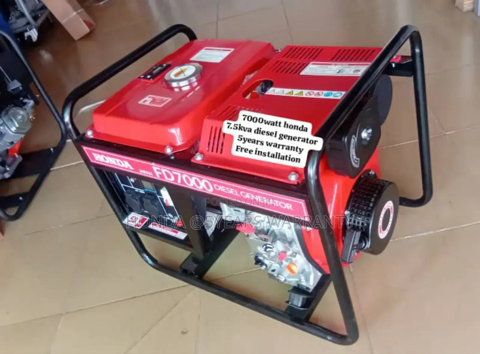 Power on Demand Efficiently 7.5kva Honda Diesel Generator in Accra Metropolitan - Electrical ...