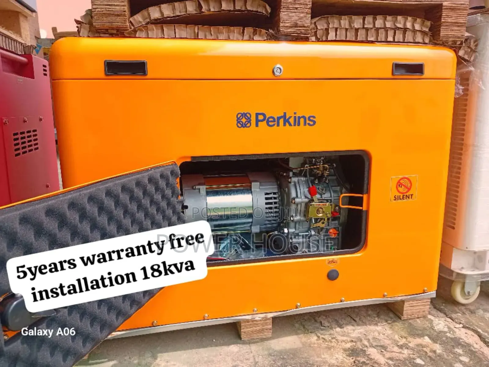 Hub Dynamo 18kva Yellowish Diesel Generator 18kva Perkins in Accra ...