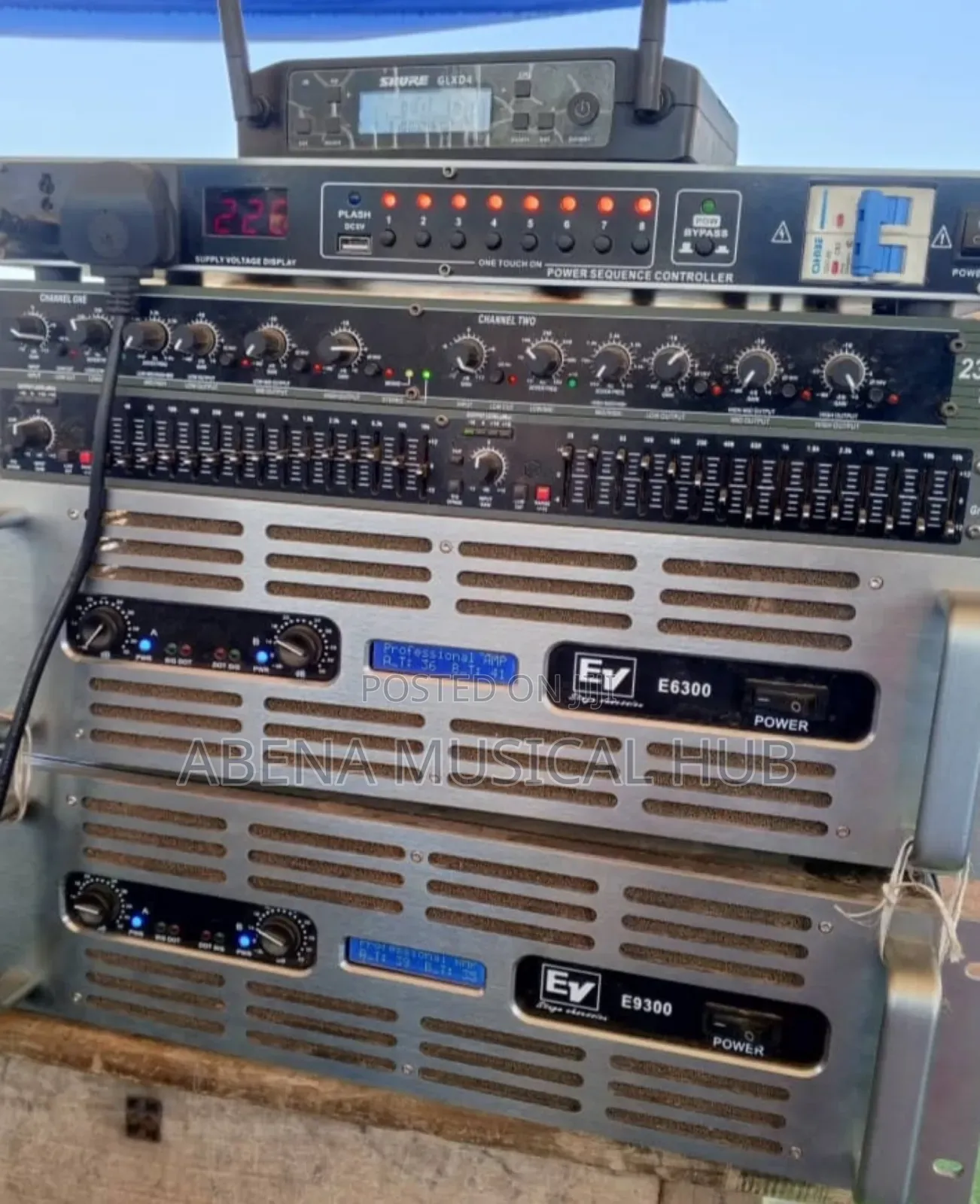 Full Set of Amplifier Rack (Complete) in Accra Metropolitan - Audio ...