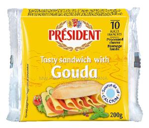 President Gouda Cheese Slices, 200g Box of 36 in Spintex - Food ...