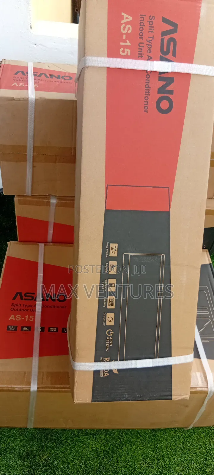 High Tech 1.5hp Asano Air Conditioner Energetic Split Set in Avenor ...