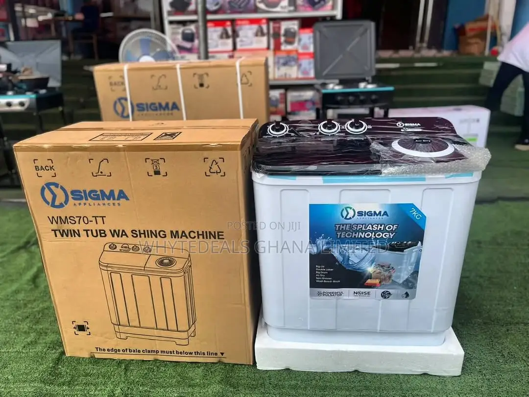 Sigma Wms70-tt Twin Turbo Washing Machine in Accra Metropolitan - Home ...